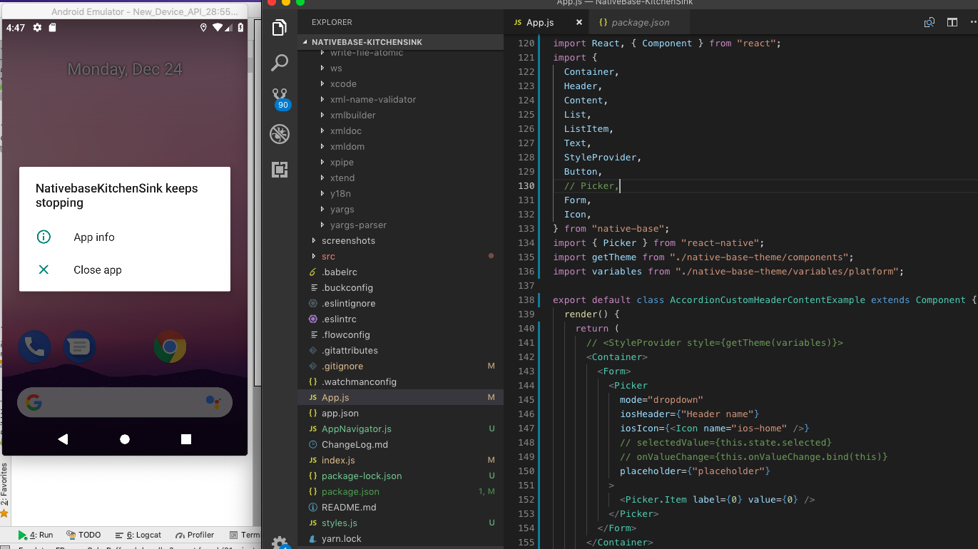 Picker.item does not take integer values on Android · Issue #2482 ...