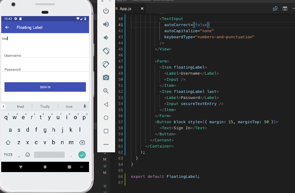 autoComplete property set to false on an Input element doesn't disable keyboard suggestions ...