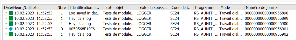 Unit Tests Use Non Existing Slg0 Subobject · Issue 122 · Abap Logger Abap Logger · Github