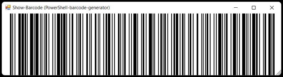 Github Olekrause Powershell Barcode Generator Prints The Code128