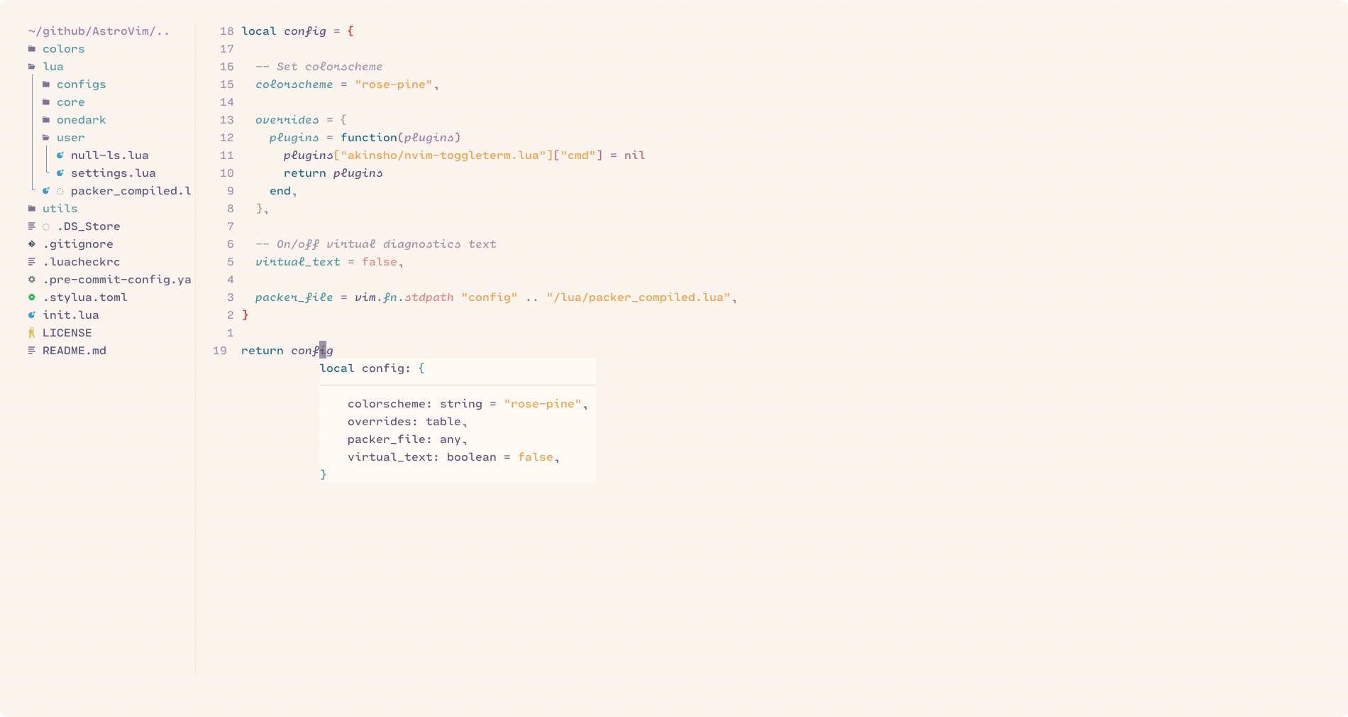 GitHub - cobcobs/AstroVim: my very opinionated configuration of AstroVim
