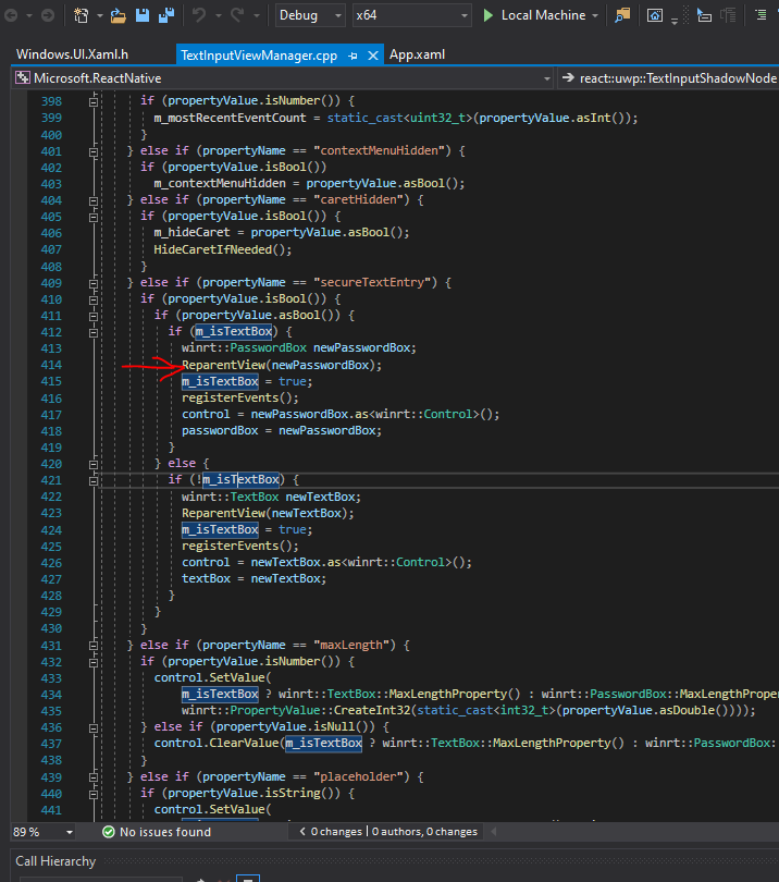 `secureTextEntry` when it is set to ` ` causes the TextInput to not render · Issue #4371 ...