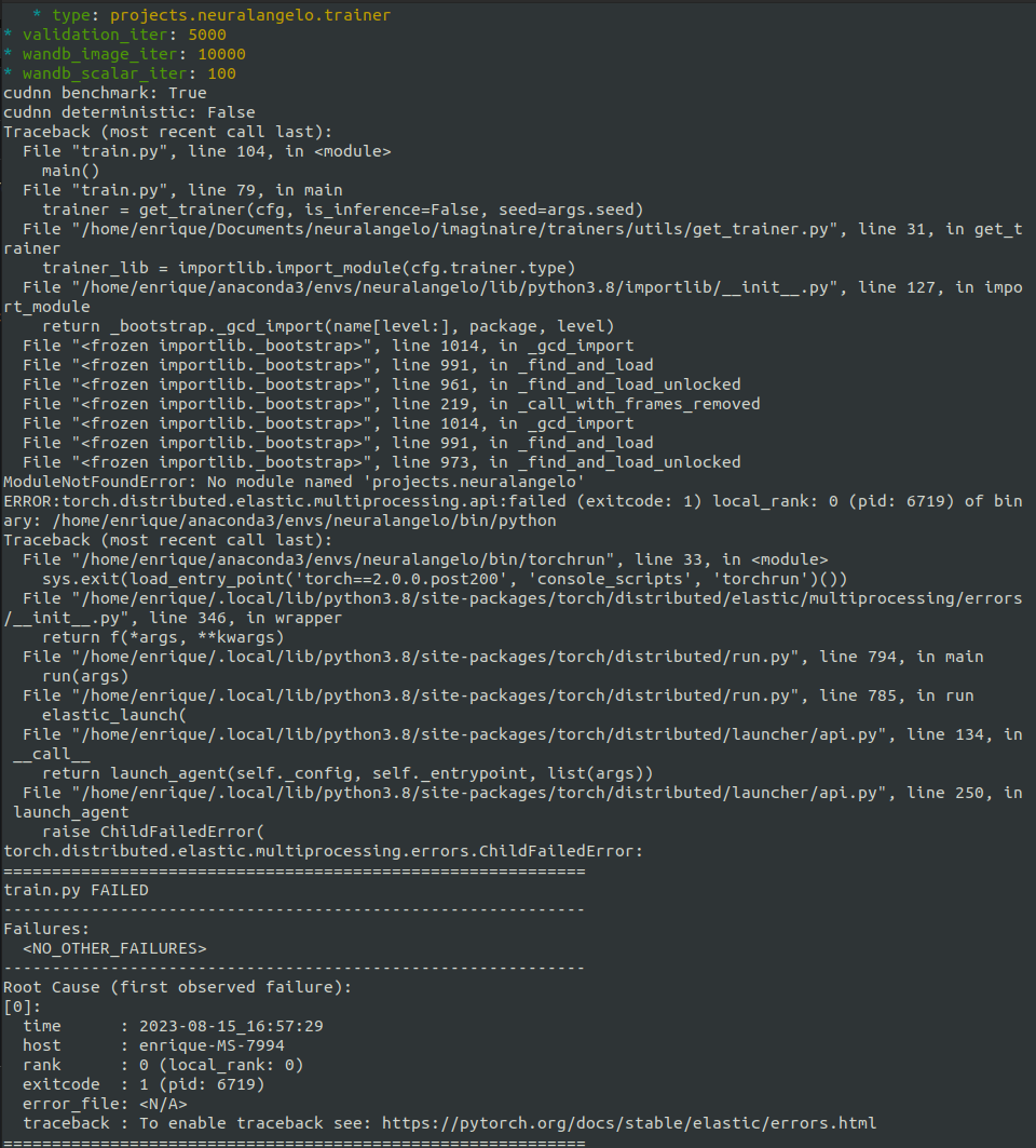 ModuleNotFoundError: No module named 'projects.neuralangelo' · Issue #23 · NVlabs/neuralangelo ...