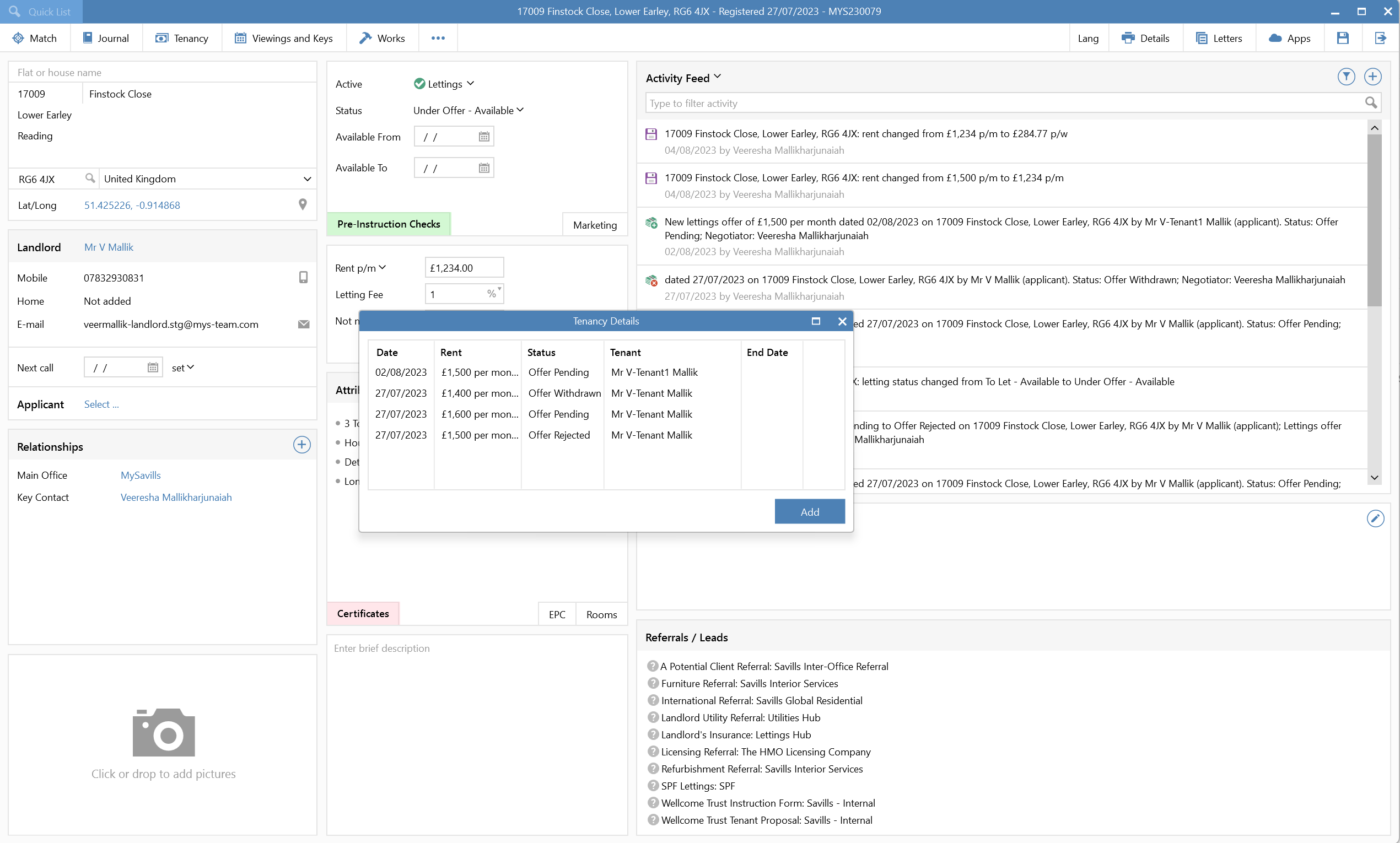 Lettings offers not returned by the api · Issue #9680 · reapit/foundations · GitHub