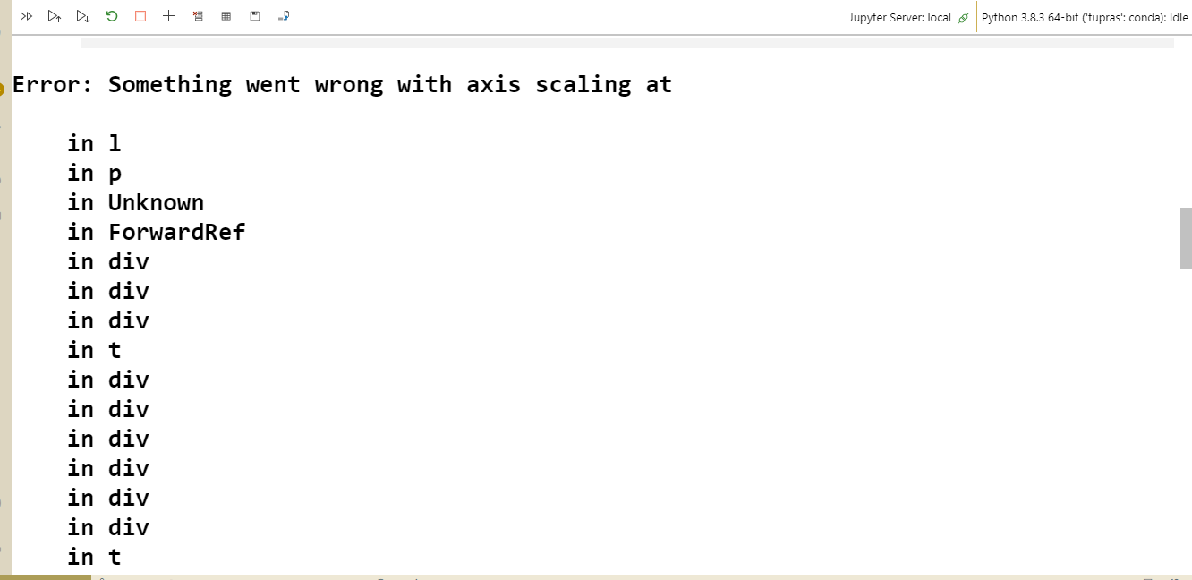 Error: Something went wrong with axis scaling at · Issue #871 · microsoft/vscode-jupyter · GitHub