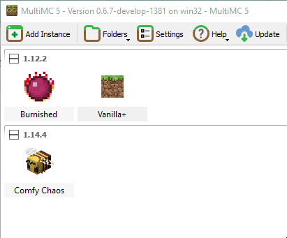 Category collapses when clicking on visible instance, after having collapsed other category ...