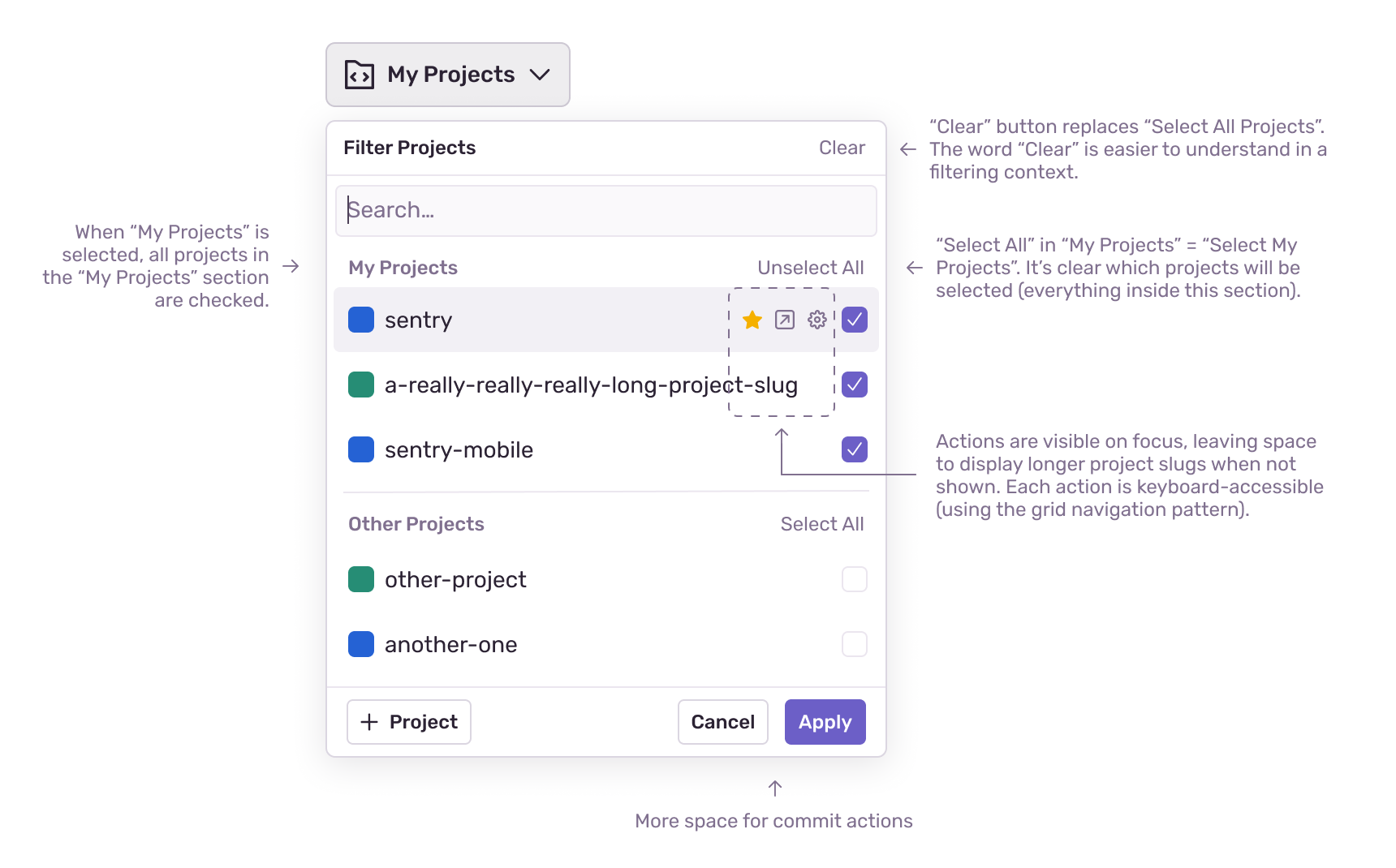 Update Page Filters' UI · Issue #45074 · getsentry/sentry · GitHub