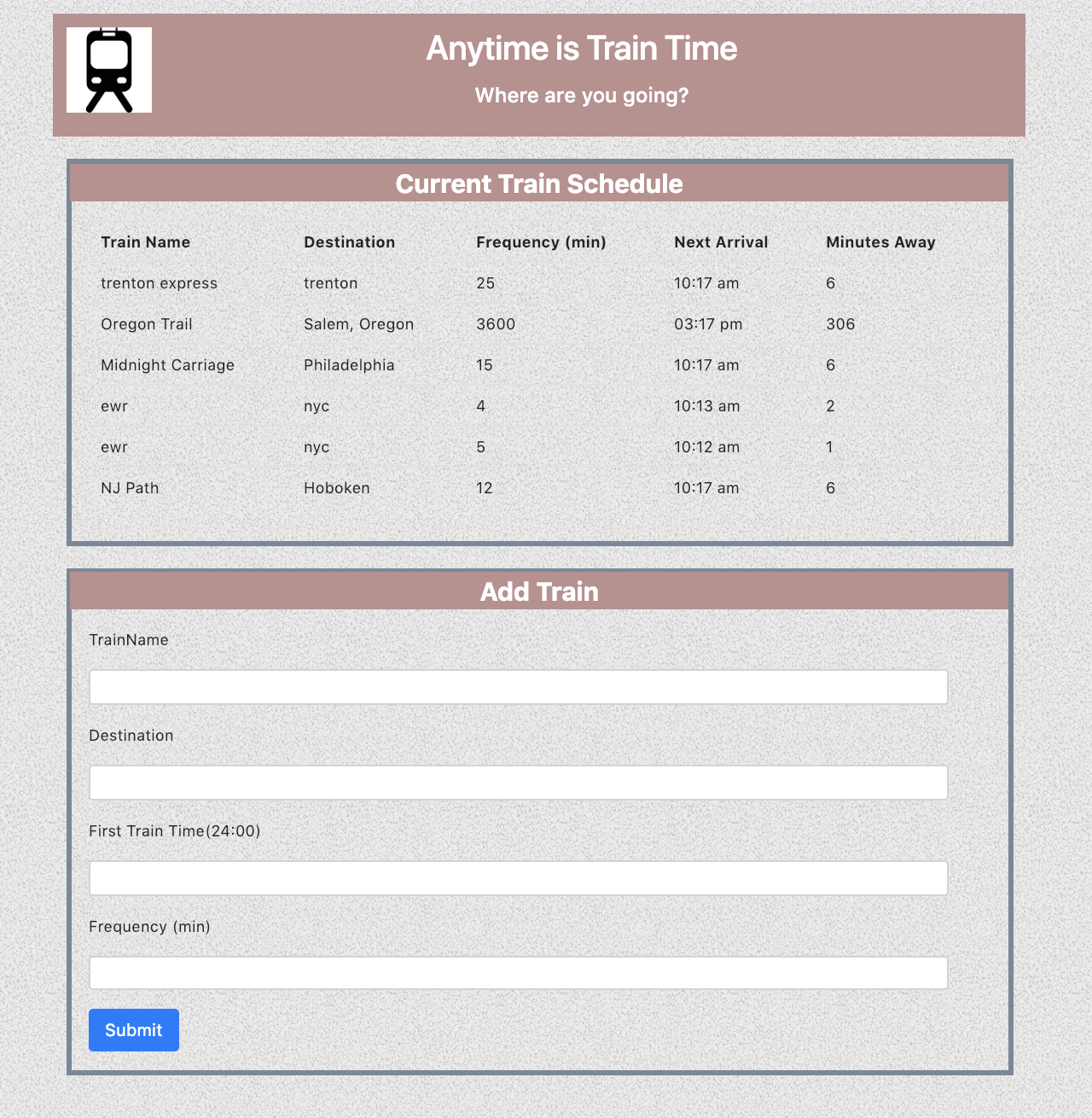 GitHub - andreaif/Train_Scheduler