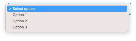 The placeholder of a select should not be selectable in the select ...