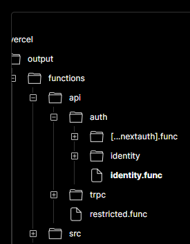ENOENT: no such file or directory, stat '.../identity.types.func' · vercel vercel · Discussion ...