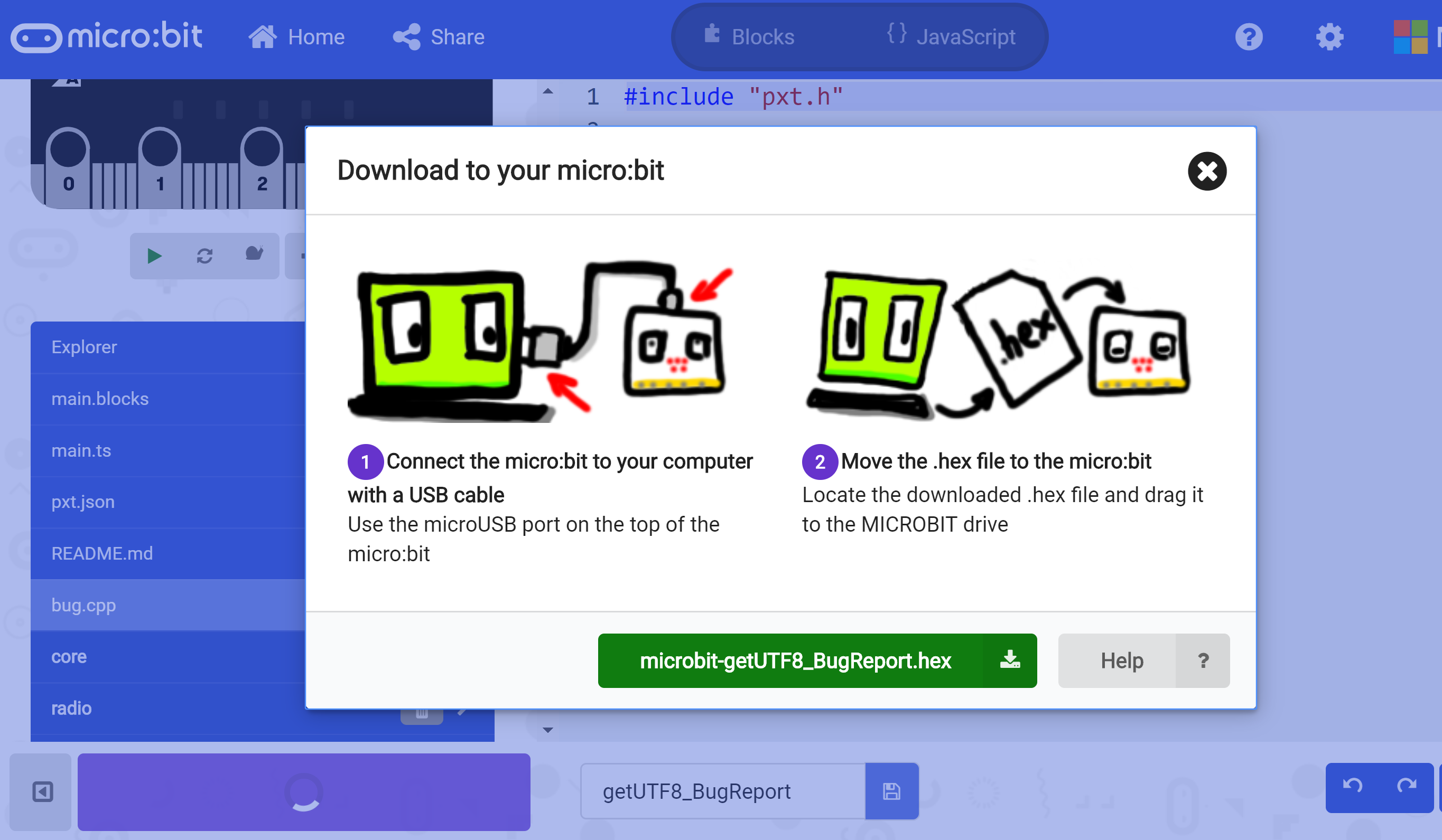 String::getUTF8Data() -> Compilation Failed · Issue #2038 · microsoft/pxt-microbit · GitHub