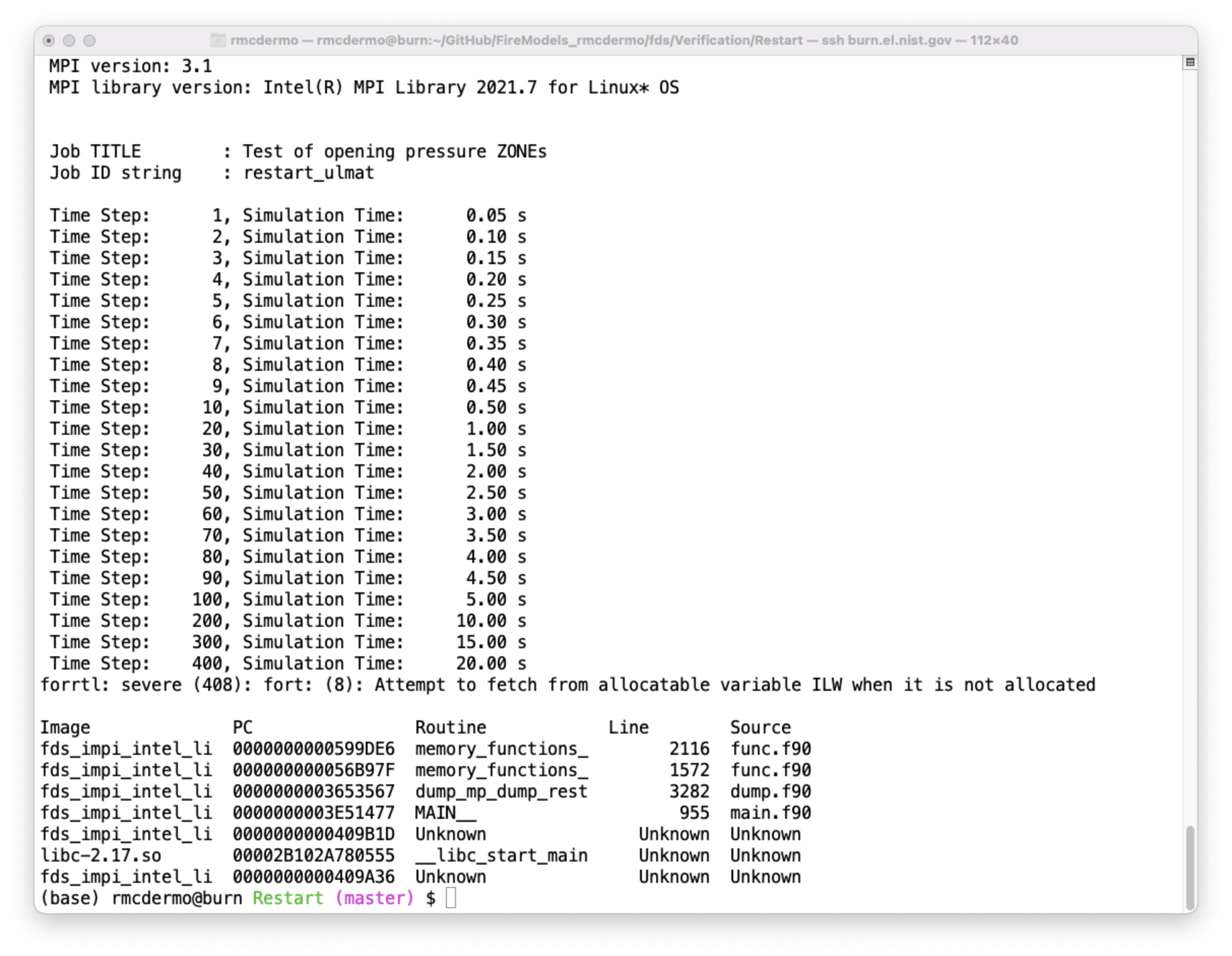 ULMAT gives Num Instability after restart when pressure zones are changed. · Issue #11449 ...