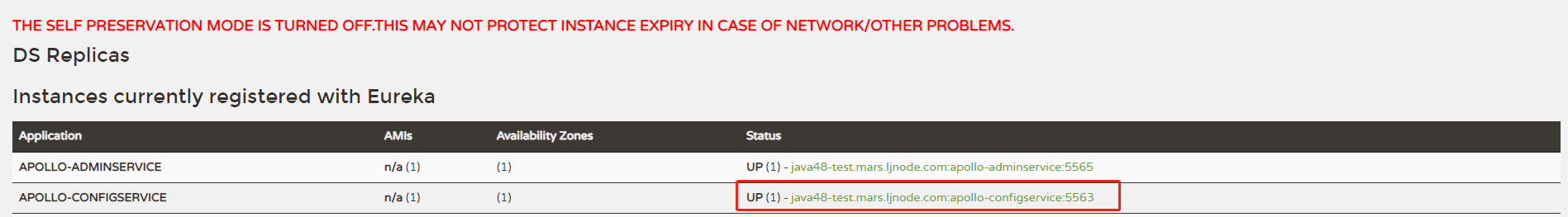 configservice和adminservice注册到统一的Eureka后，无法获取/info /health信息 · Issue #1693 · apolloconfig/apollo ...