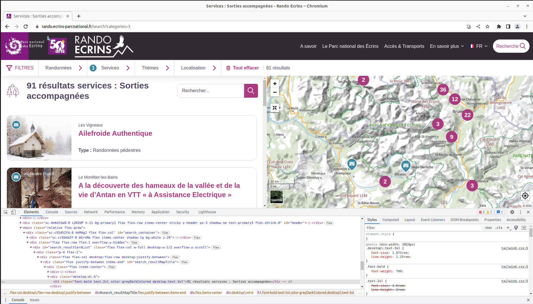 Amélioration du référencement des pages de recherches · Issue #833 · GeotrekCE/Geotrek-rando-v3 ...