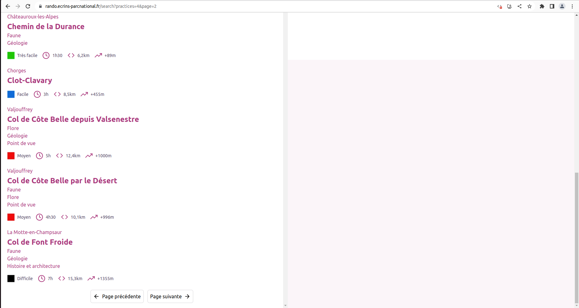 Amélioration du référencement des pages de recherches · Issue #833 · GeotrekCE/Geotrek-rando-v3 ...