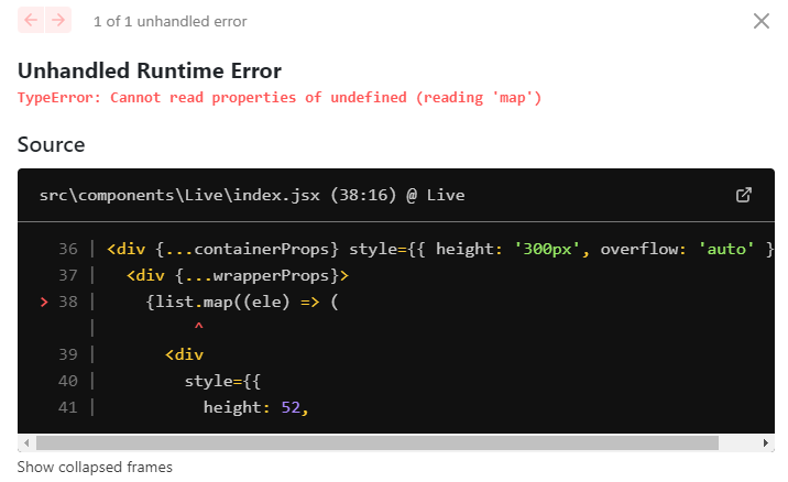 next.js useVirtualList list undefined · Issue #1885 · alibaba/hooks · GitHub
