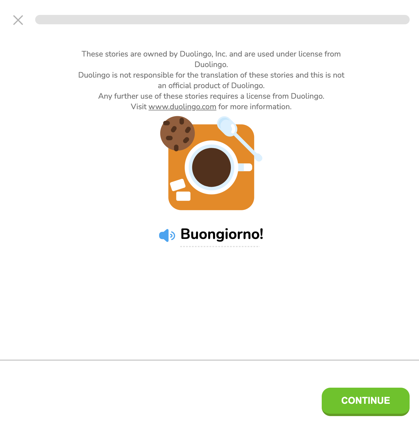 Continue keyboard shortcut in stories should consistently continue ...