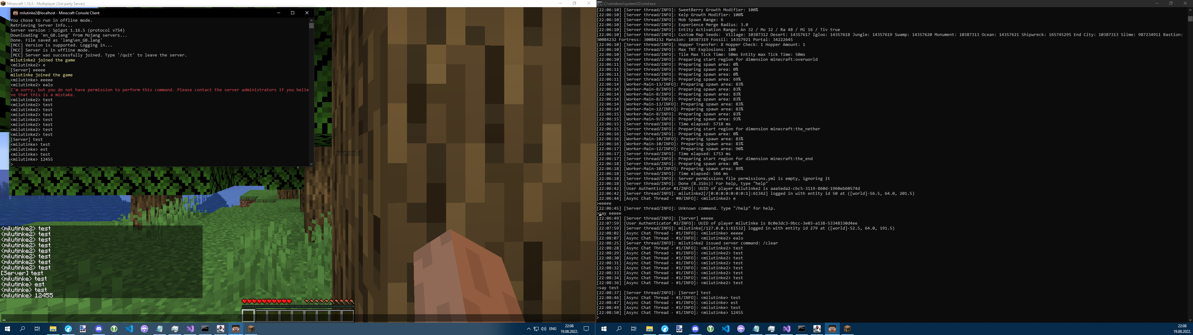 [BUG] crash when joining minecraft version lower than 1.16.5 · Issue #2110 · MCCTeam/Minecraft ...