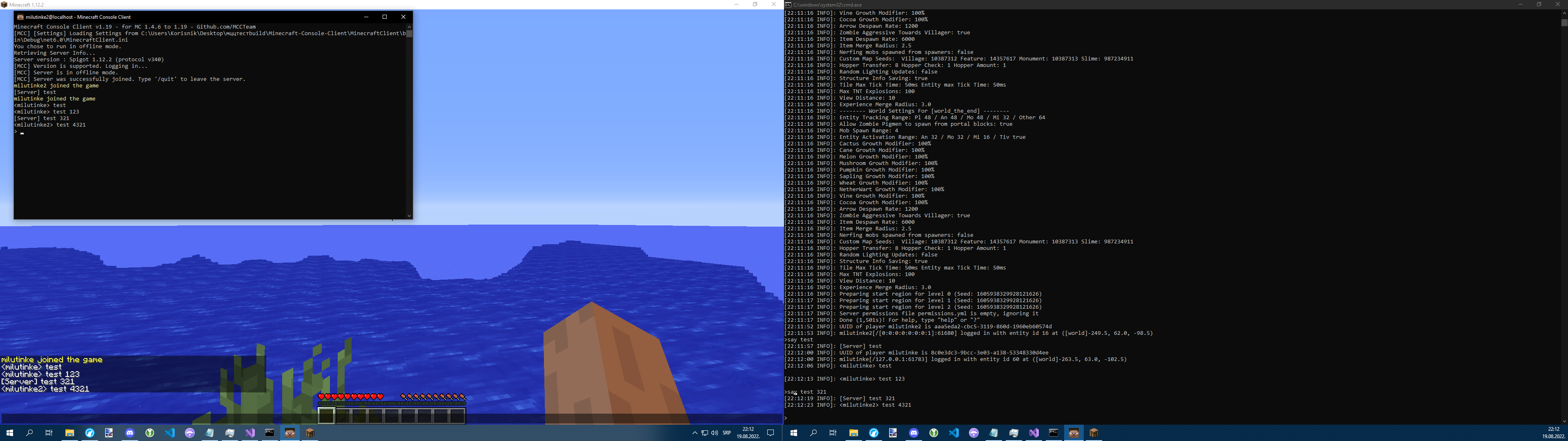 [BUG] crash when joining minecraft version lower than 1.16.5 · Issue #2110 · MCCTeam/Minecraft ...