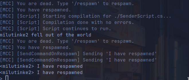 Make commands auto run upon death · Issue #2456 · MCCTeam/Minecraft ...