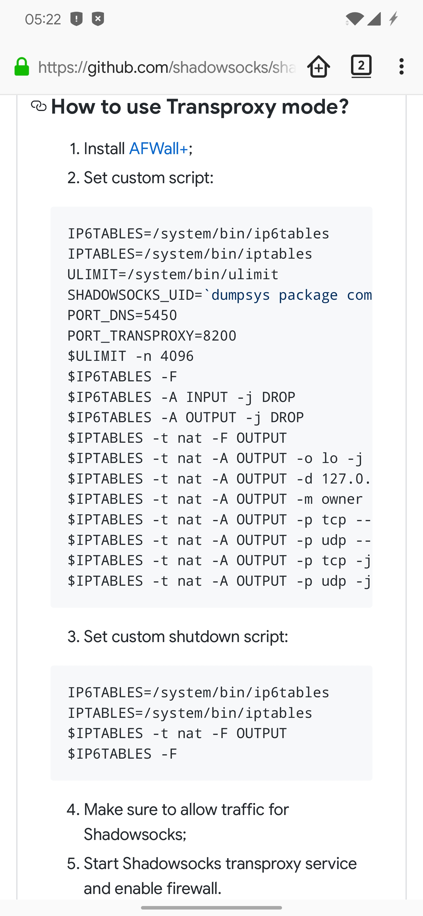 安卓透明代理模式无效 · Issue #2473 · shadowsocks/shadowsocks-android · GitHub