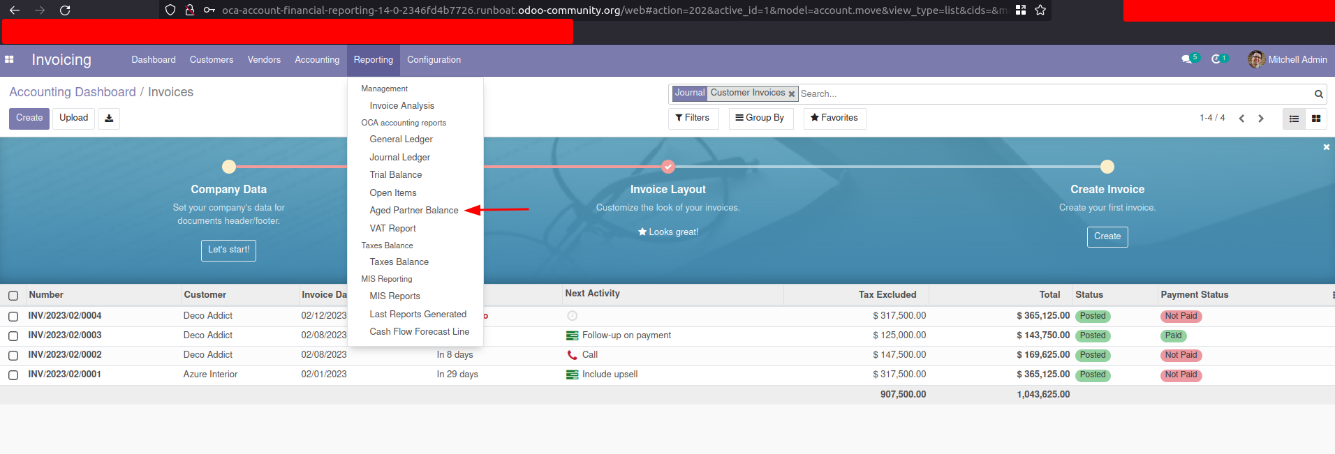 [14.0] account_financial_report: (500: Internal Server Error) Agent Partner Balance · Issue ...