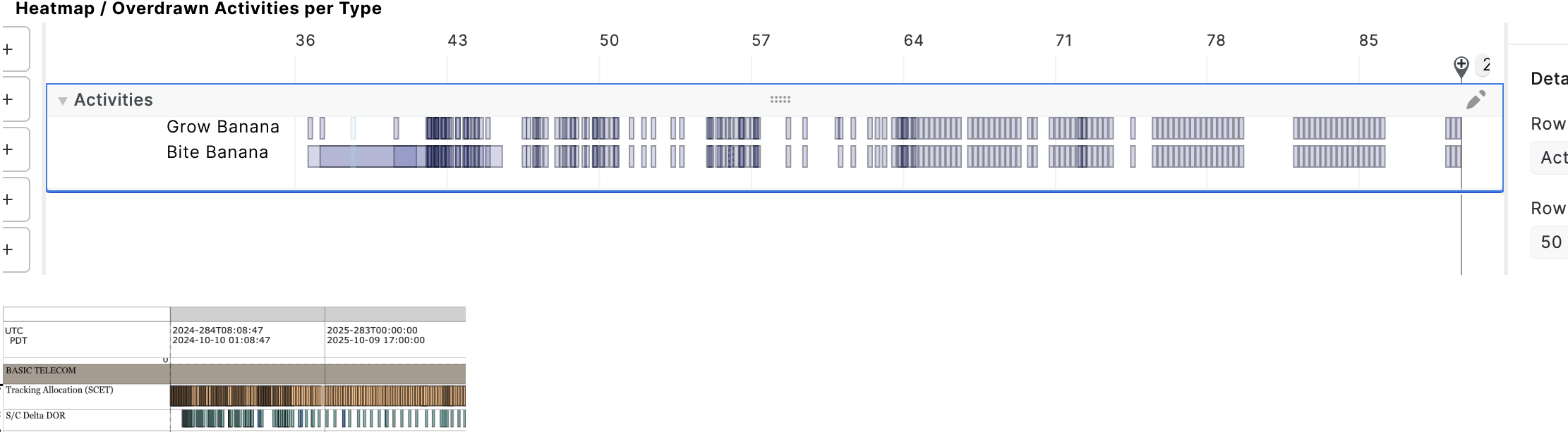 Activity Timeline Heatmap Mode · Issue #443 · NASA-AMMOS/aerie-ui · GitHub