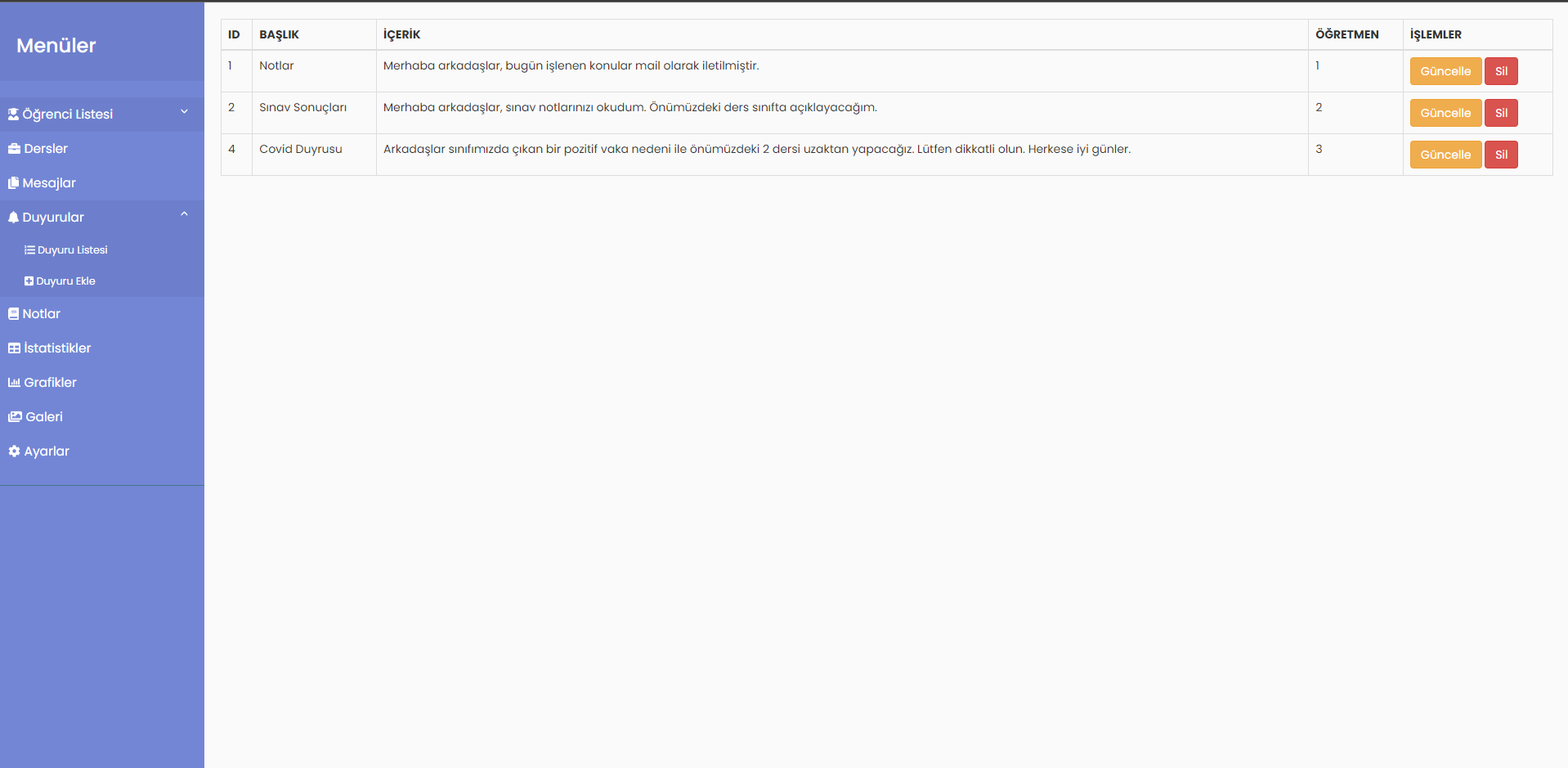 GitHub - AhmetOsmn/OgrenciBilgiSistemi