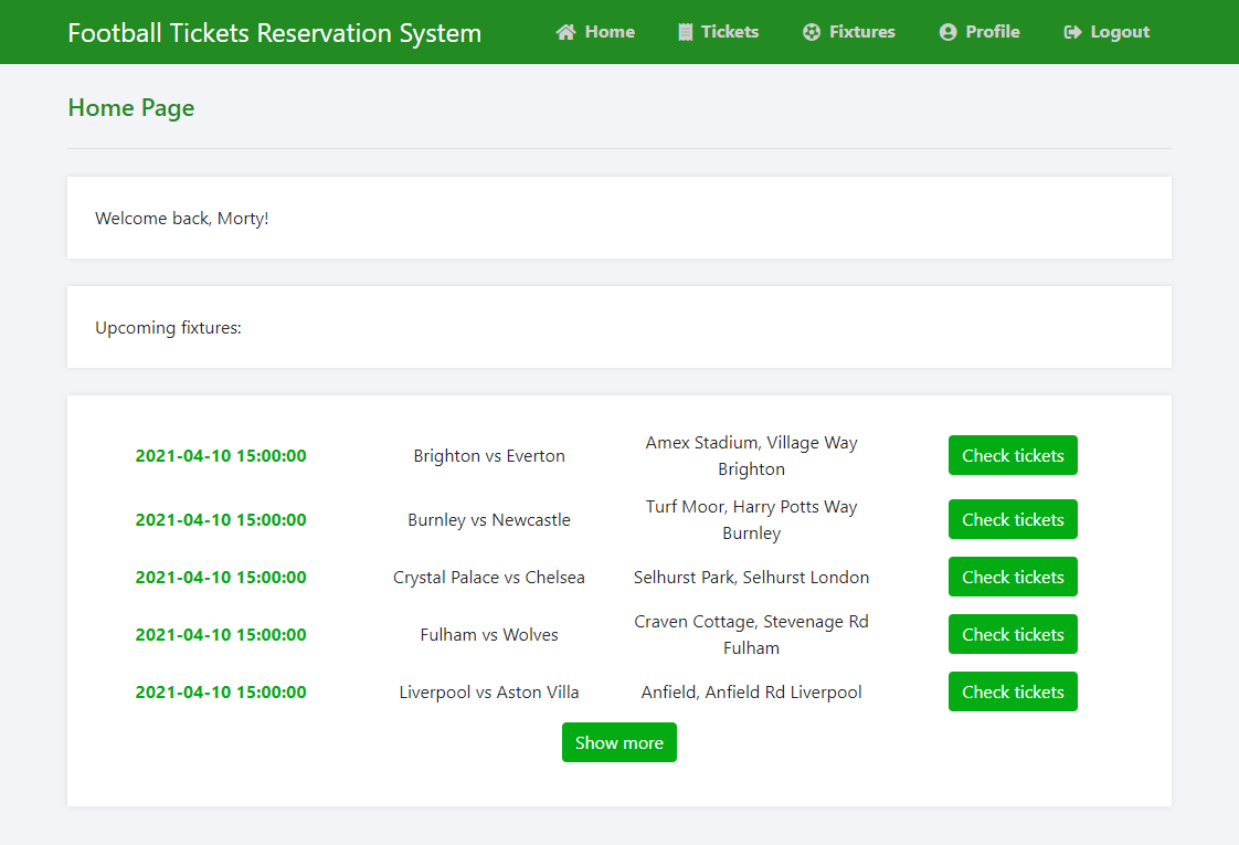 GitHub - tomqrlz/TicketResevationSystem_dbProject: Web application for ...