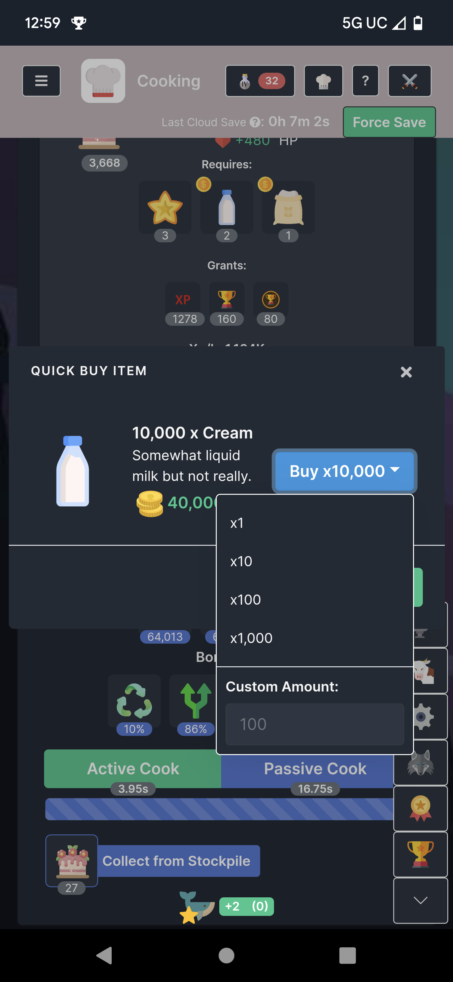 [Bug]: Mobile Custom Amount Log Off · Issue #3412 · MelvorIdle/melvoridle.github.io · GitHub