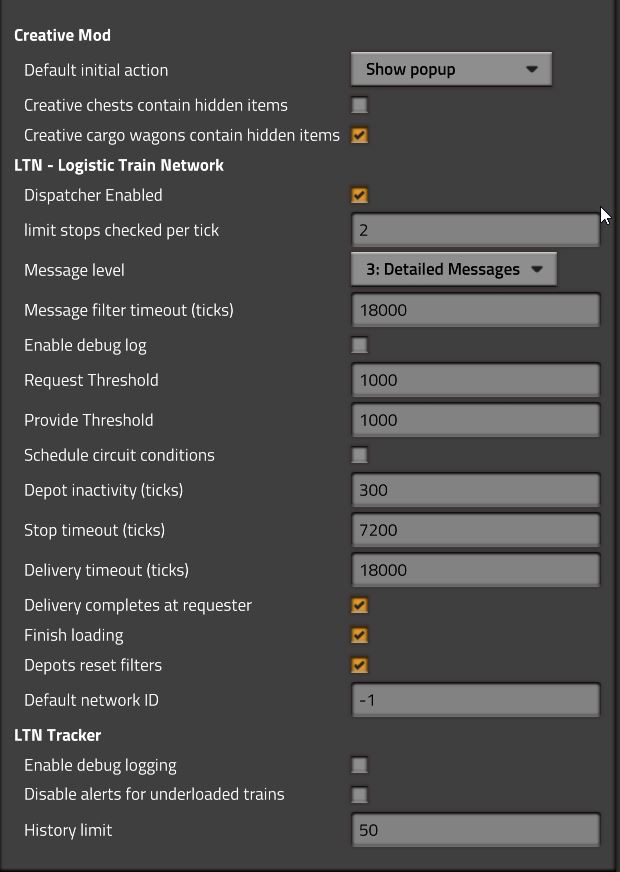 LTN Stop Time set to 0 · Issue #178 · 0ptera/Logistic-Train-Network · GitHub