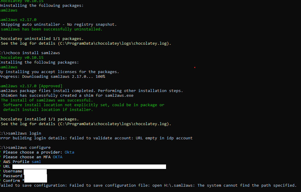 Unable to configure saml2aws profile · Issue #418 · Versent/saml2aws · GitHub