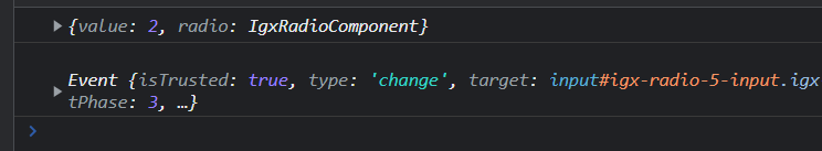 Radio group triggers change event twice when the keyboard is used · Issue #11324 · IgniteUI ...