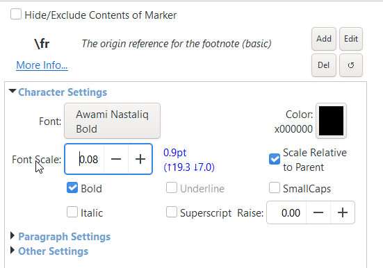 Incorrect default (reset) value calculation for note character styles · Issue #775 · sillsdev ...