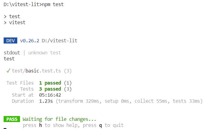 GitHub - Soul-Master/vitest-lit: Vitest demo for Lit element