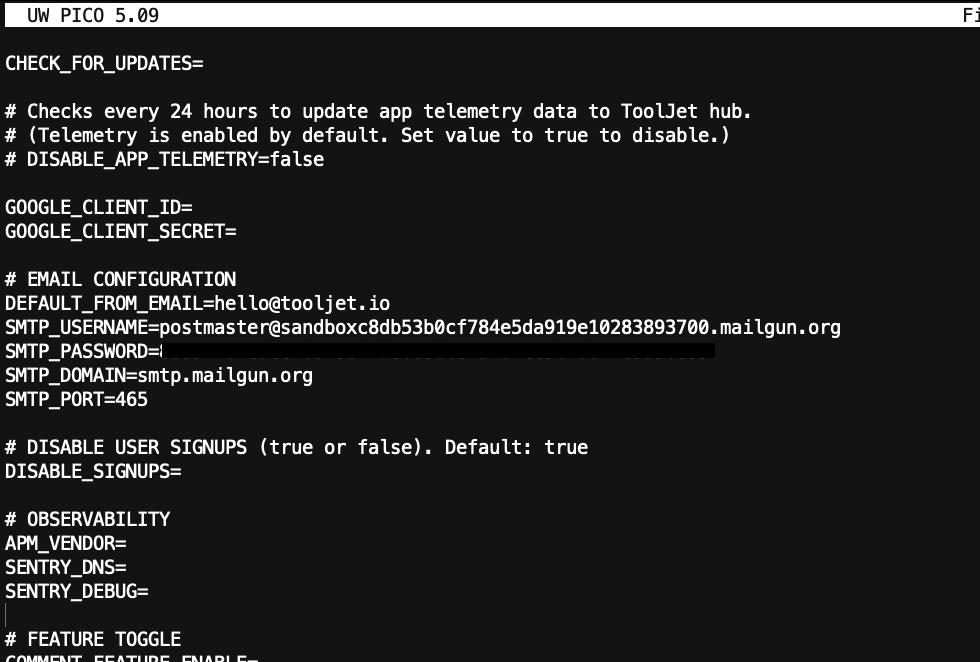 Mailgun SMTP Error · Issue #5742 · ToolJet/ToolJet · GitHub