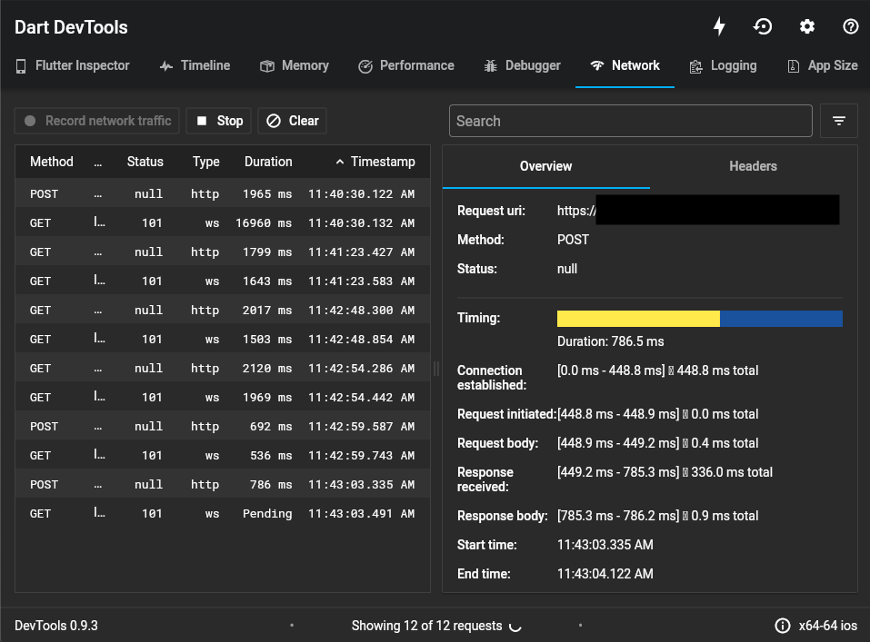Unable to inspect response bodies on Network page · Issue #2398 · flutter/devtools · GitHub
