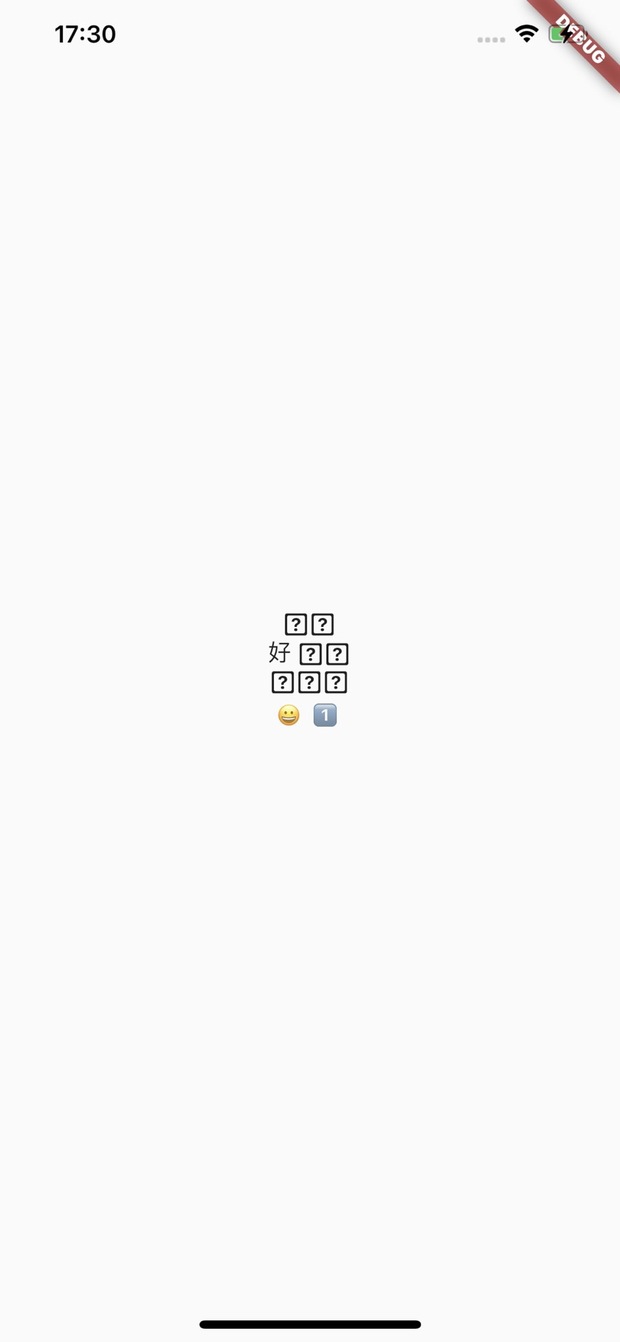 Render some emoji errror in different ios version · Issue #121680 · flutter/flutter · GitHub