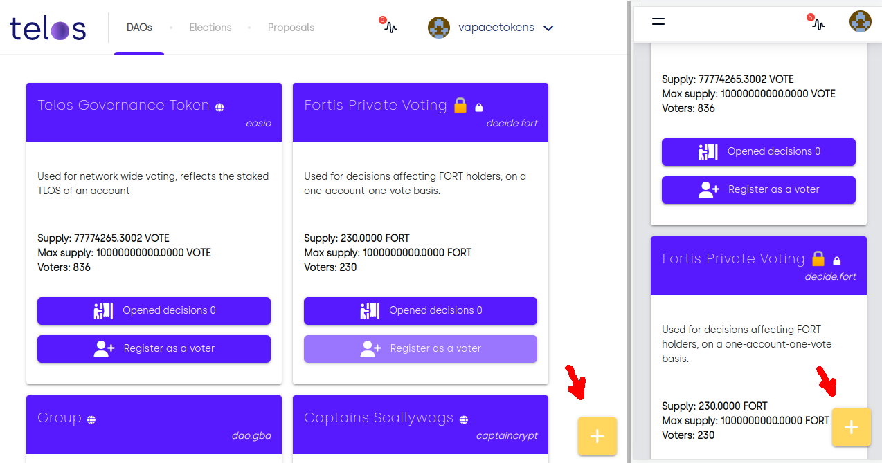 Create DAO button looks really bad · Issue #235 · telosnetwork/app-telos-native · GitHub