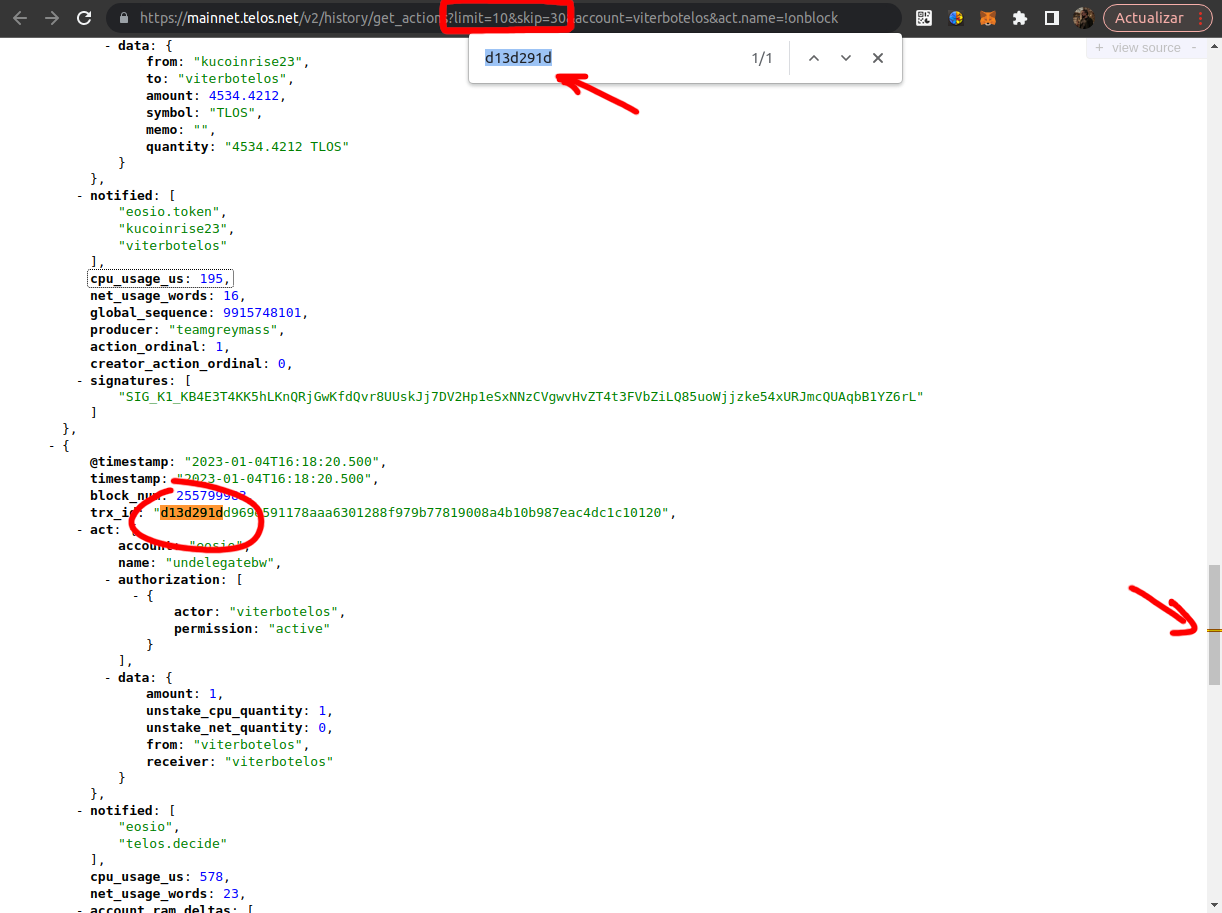 Pagination not working on account pages · Issue #546 · telosnetwork/open-block-explorer · GitHub