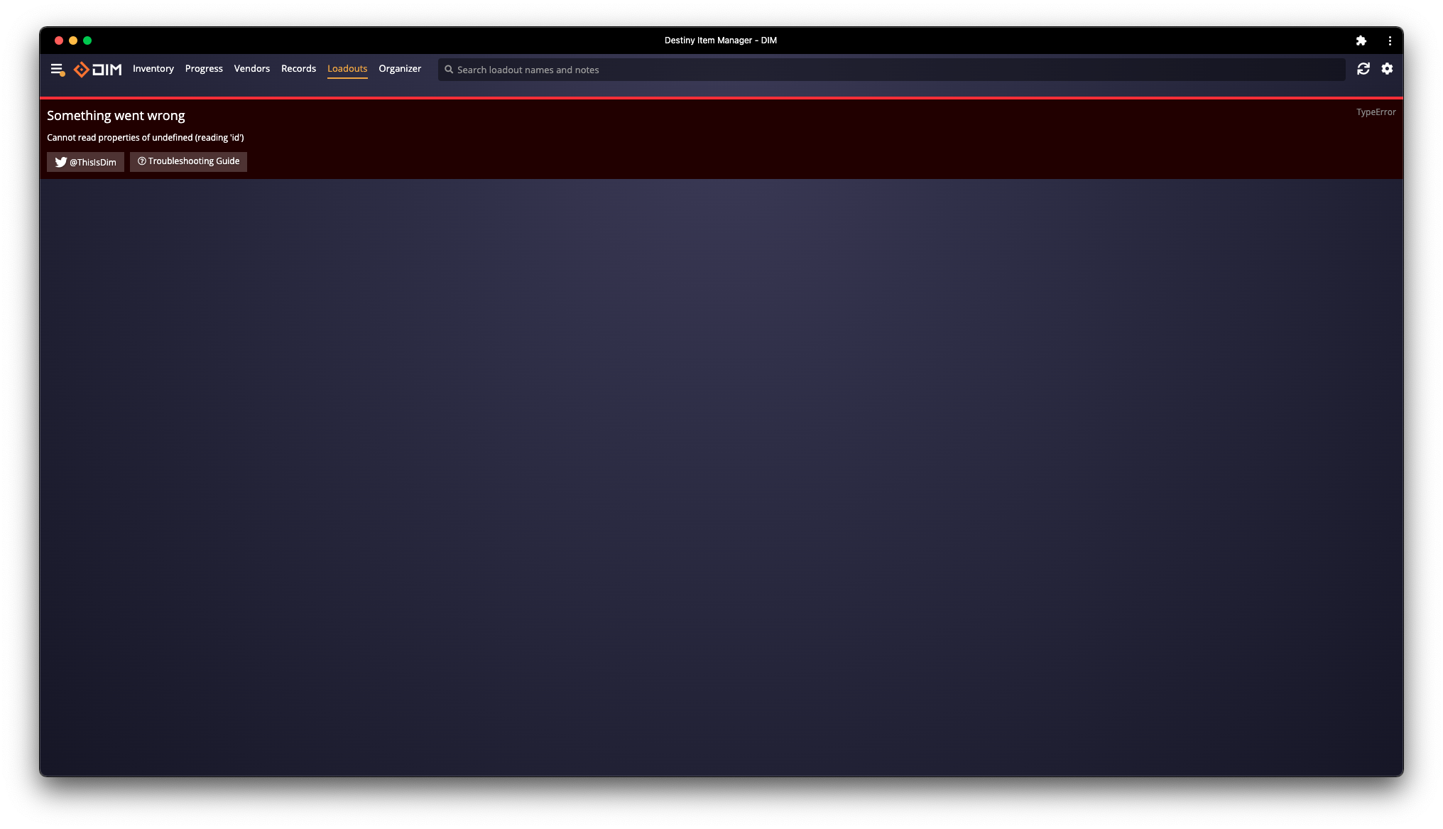 App gets error after Show Mod Placement button selection · Issue #8157 · DestinyItemManager/DIM ...
