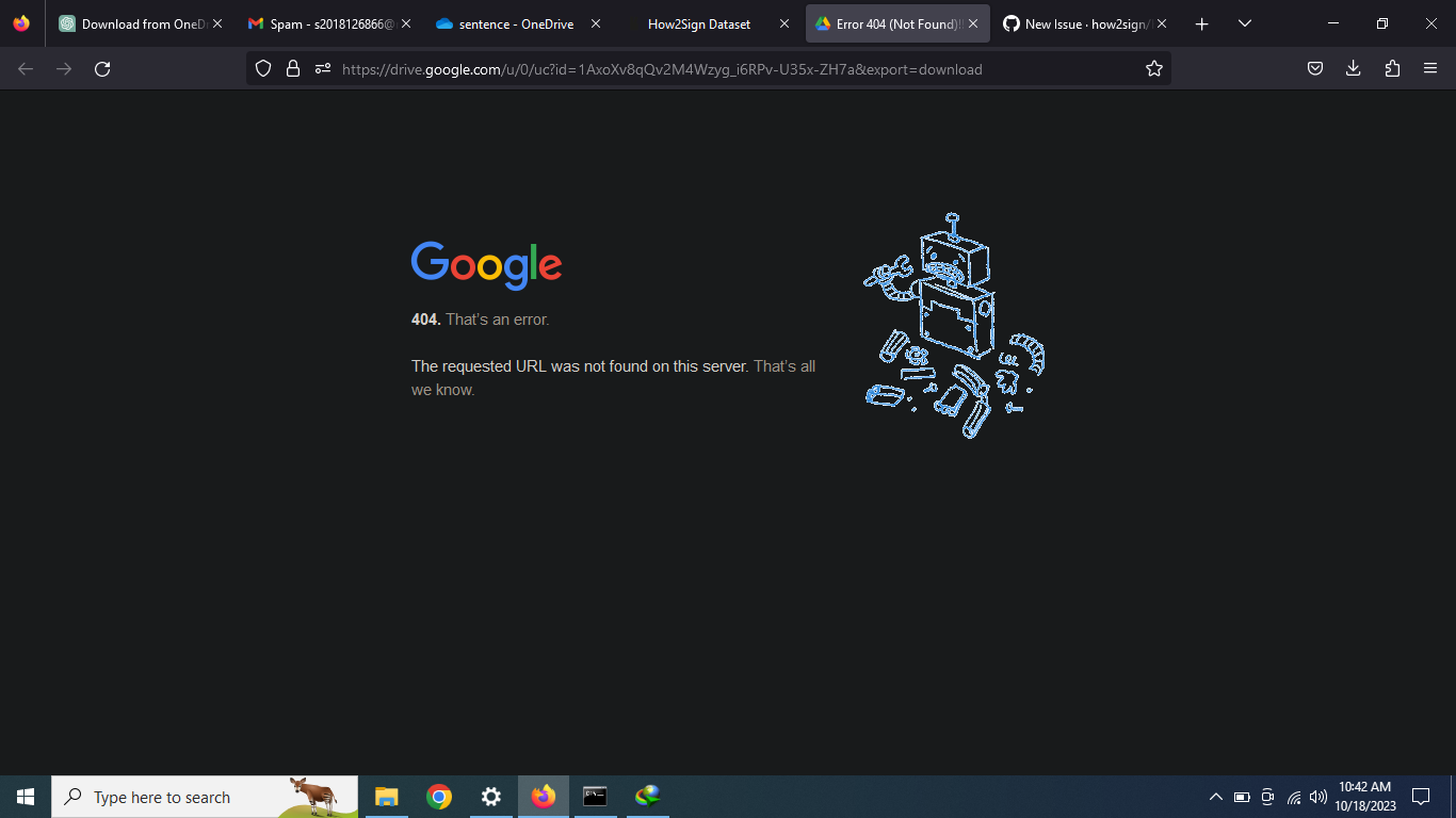 The Download Links Doesn't Work · Issue #18 · how2sign/how2sign.github.io · GitHub