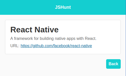 GitHub - romluc/huntweb: React Native app consuming a Rocketseat's heroku products api