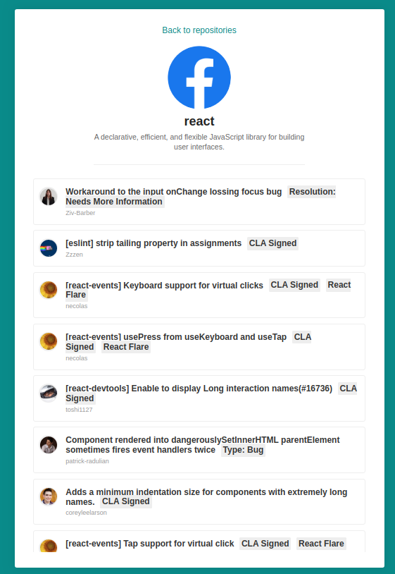 GitHub - romluc/gostack19-github-api: Gostack2019 - Module 05 - React app consuming github ...
