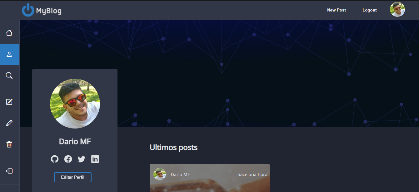 GitHub - Dario-MF/app-MyBlog: App creada en React, consumo de API propia