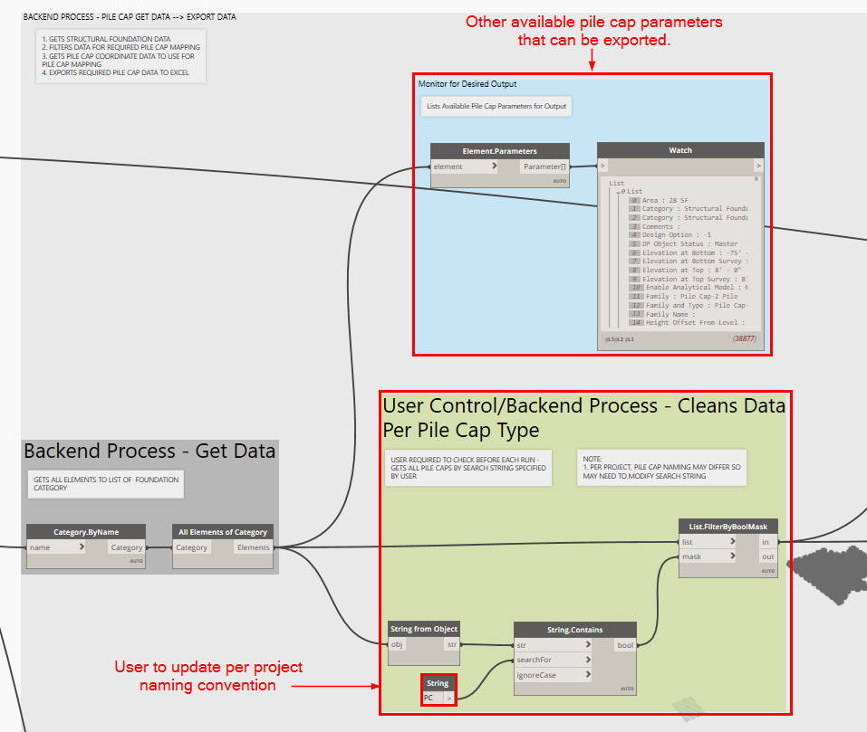 Github Flyingturtle13revitdynamo Pilecaplocationbygridintersect Dynamo Script That 