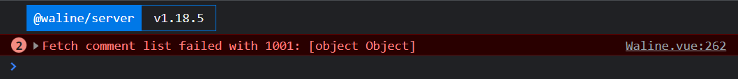 [Bug]: 评论无法显示，前端显示刷新 · Issue #1108 · walinejs/waline · GitHub