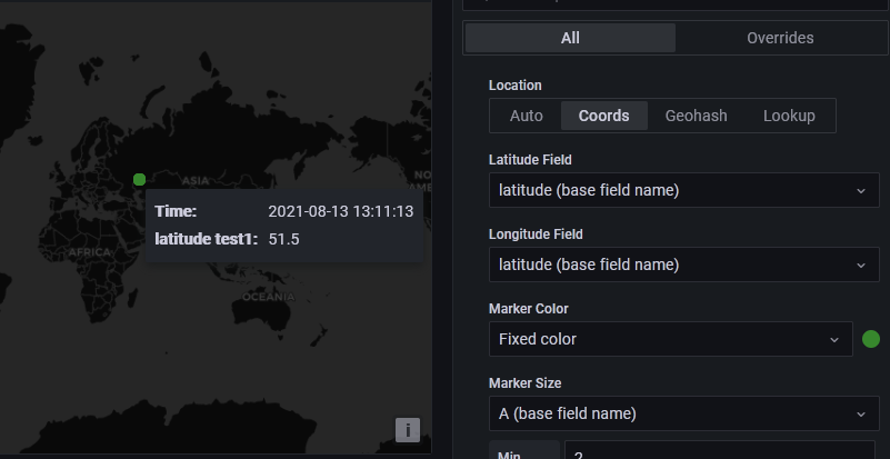 Geomap with influxDB 2.0.7 · Issue #37861 · grafana/grafana · GitHub