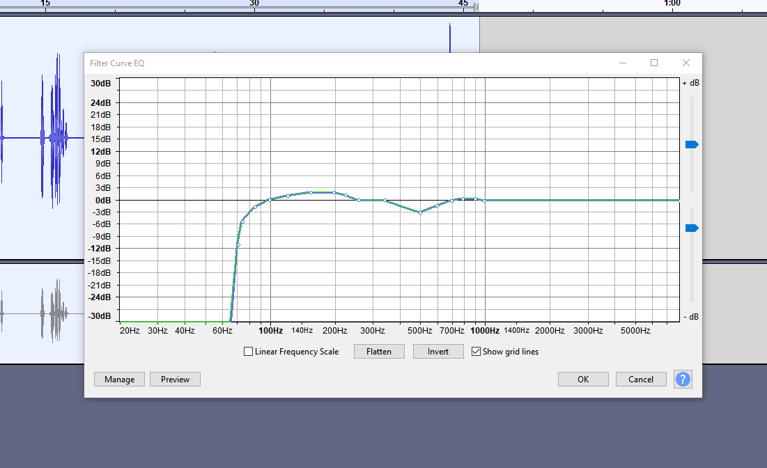 Filter Curve (and other frequency scales) cut off higher frequencies ...